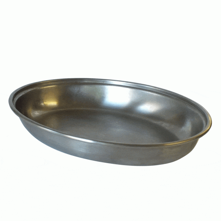 Stainless Steel Oval Deep Dish (50cm) - AB Event Hire