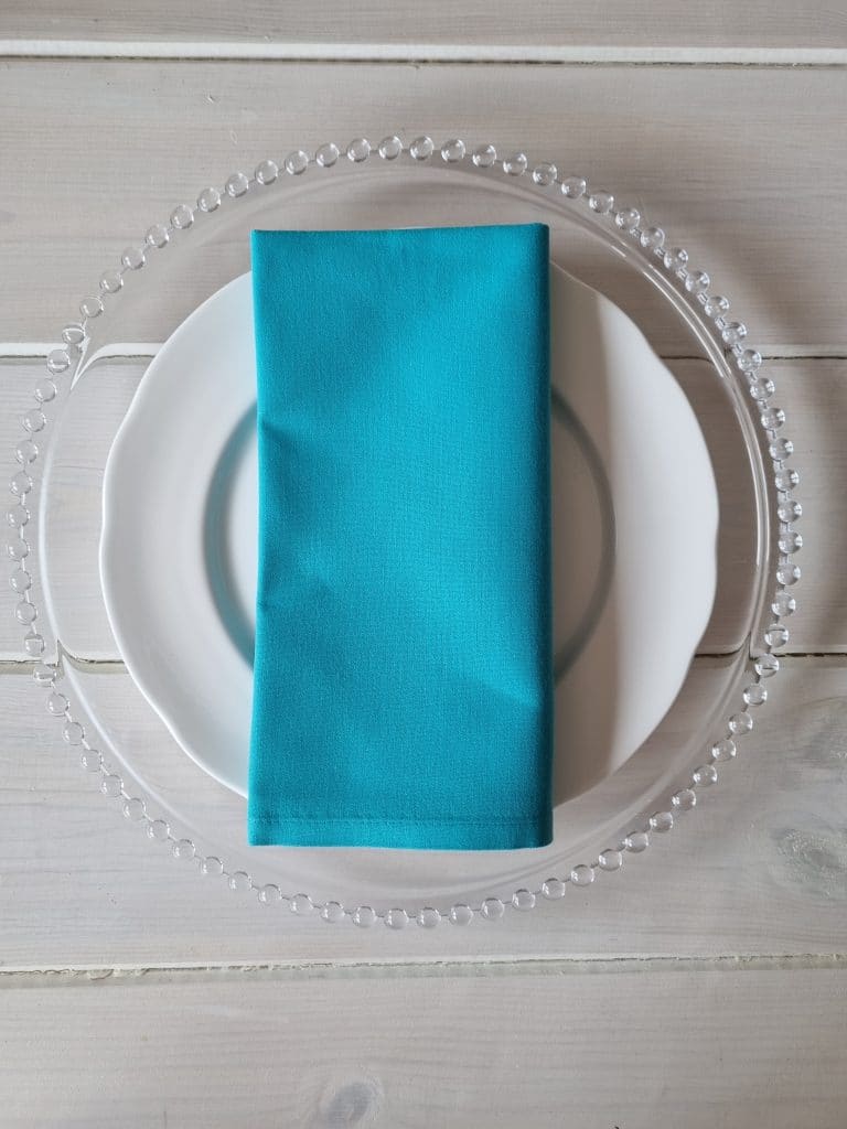 Turquoise Coloured Napkin 24" (60cm)? - AB Event Hire