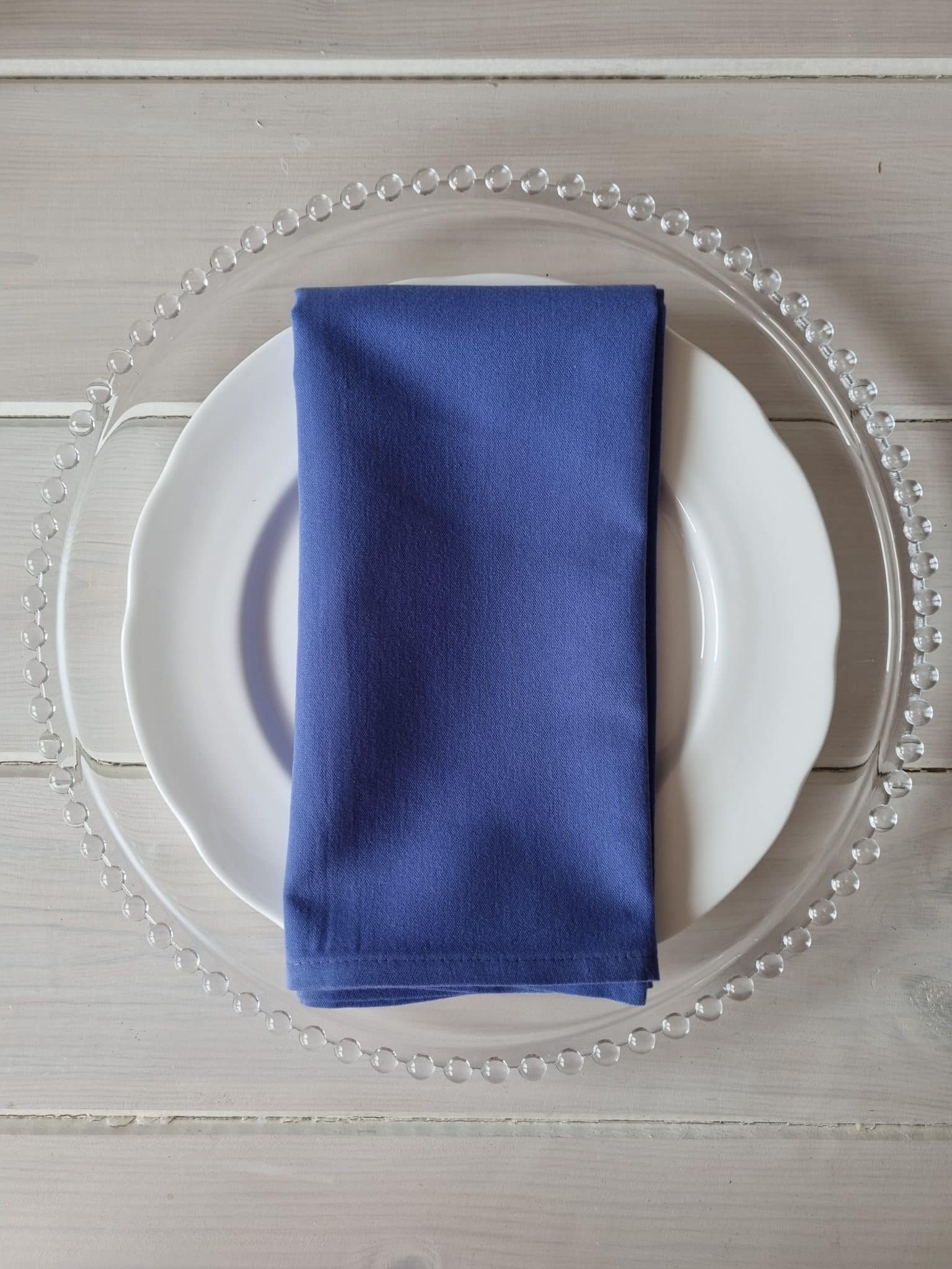 Violet Blue Coloured Napkin 24" (60cm) - AB Event Hire